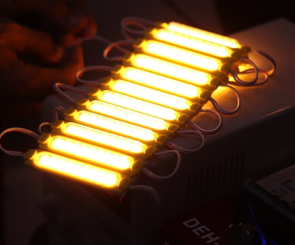 PASTILLA LED COB COLOR AMBAR – casajaponpanama